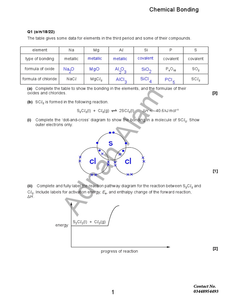 4 - Chemical Bonding Structured | PDF | Chemical Bond | Intermolecular ...