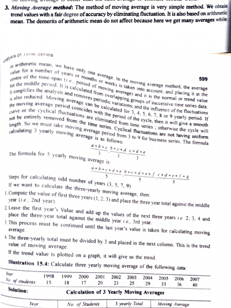 Moving Average Method | PDF