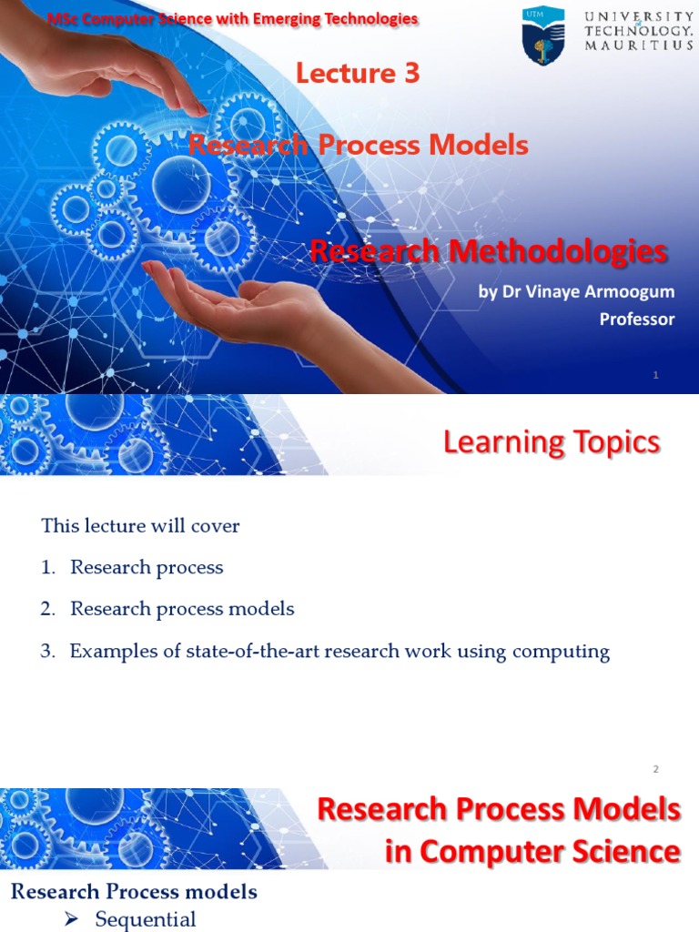 Lecture 3 - Research Process Models | PDF | Mathematics | Theorem