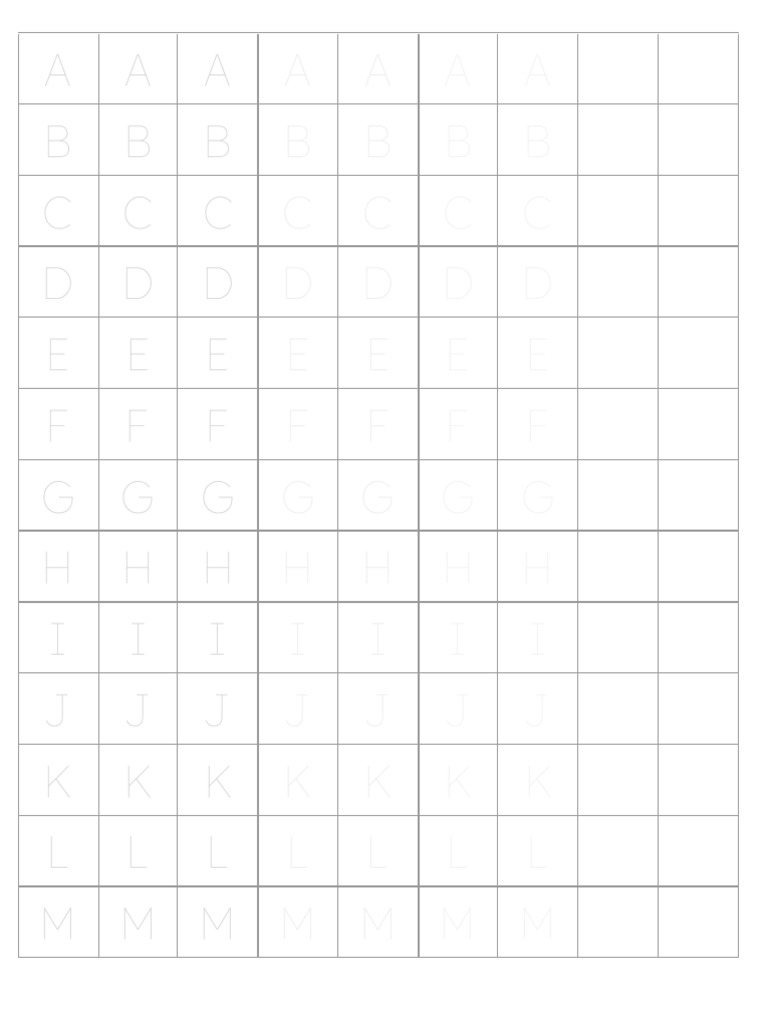 ABC Work Sheet | PDF