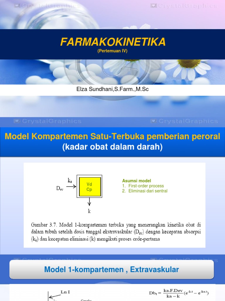 FARMAKOKINETIKA Pertemuan IV | PDF FARMAKOKINETIKA Pertemuan IV | PDF