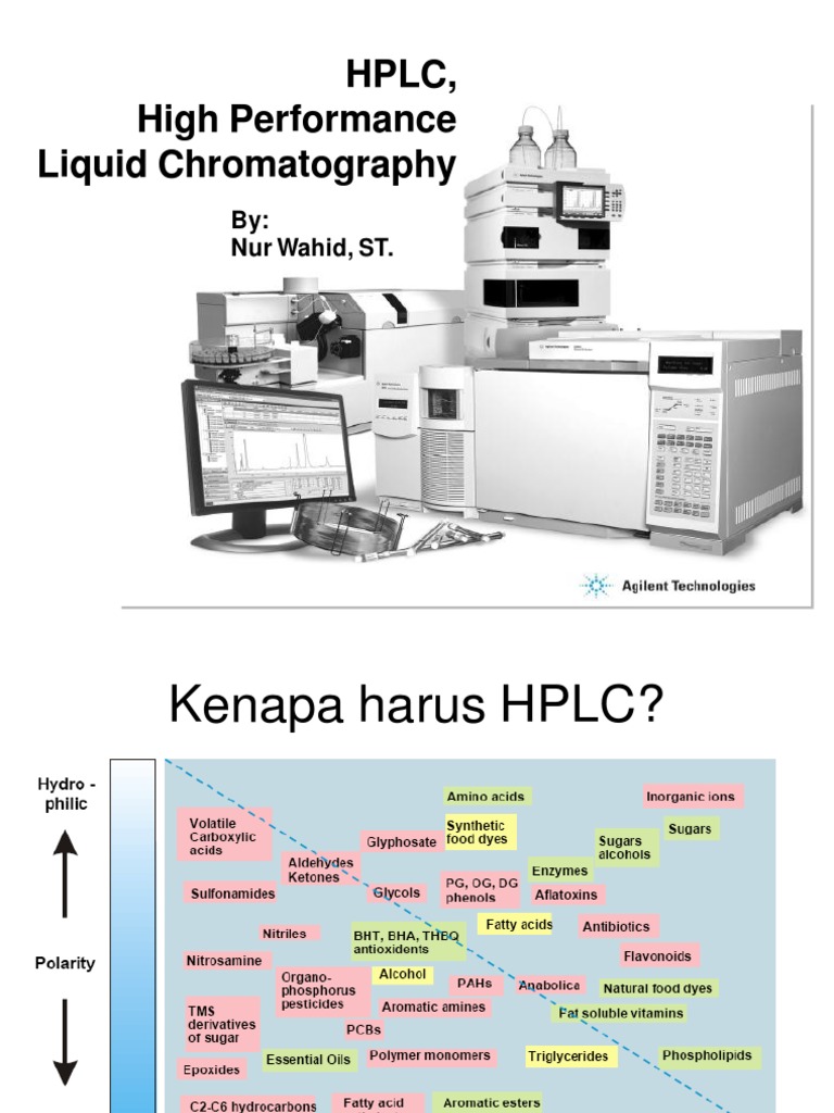 Panduan Dasar HPLC dan Aplikasinya | PDF | Griya & Taman | Sains ...