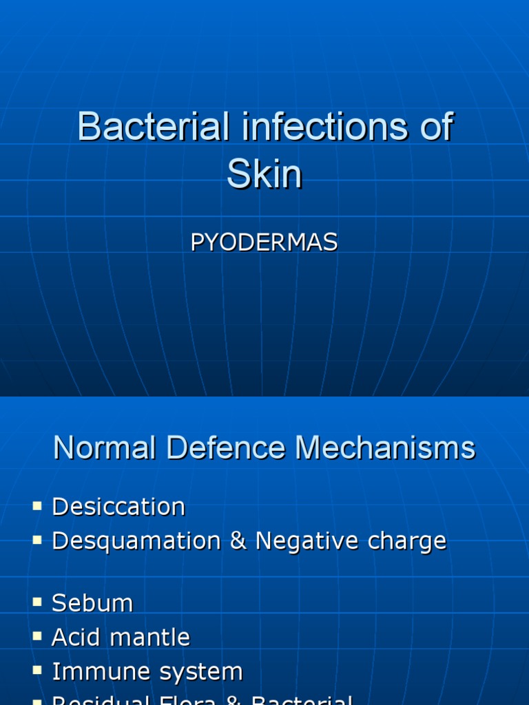 Bacterial Infections of Skin Extended Version | PDF | Tuberculosis ...