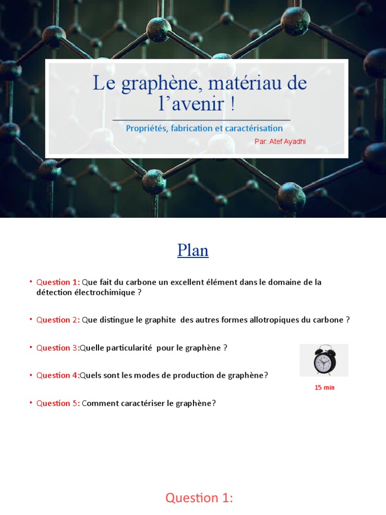 Le Graphène | PDF | Graphène | Microscopie électronique à balayage