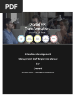 Darwinbox Attendance Management SOP | PDF
