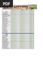 Master Grading Sheet | PDF | Sports & Recreation