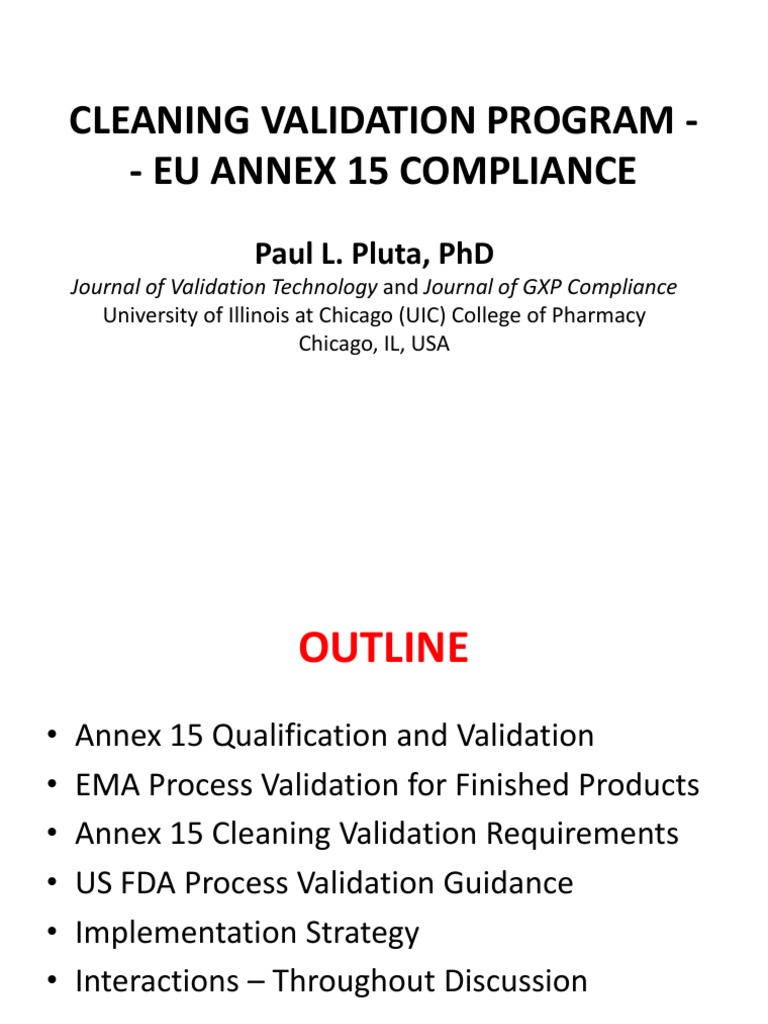 Cleaning Validation Program | PDF | Verification And Validation | Risk ...