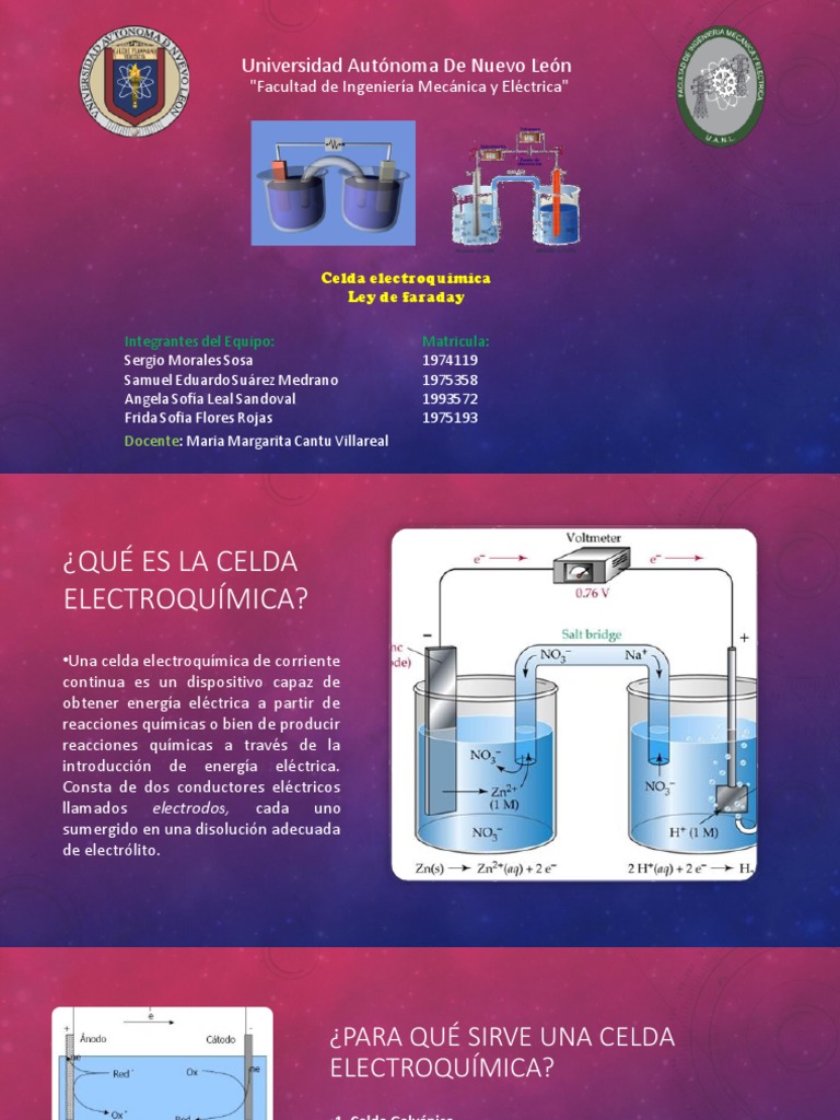 Quimica General Presentacion | PDF | Electroquímica | Electricidad