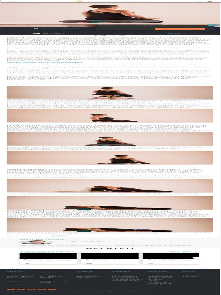 6 Virasana Variations For Yogis Who'Ve Battled With Hero Pose | PDF | Yoga | Hindu Prayer And ...