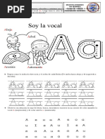 Recorta y Pega 5 Imágenes Que Inicien Con La Vocal Donde Corresponda ...