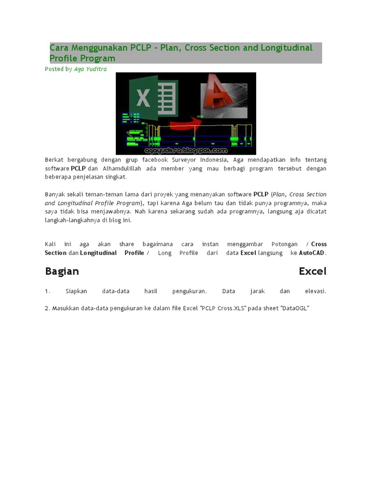 Tutorial PCLP: Gambar Cross Section | PDF | Komputer | Teknologi & Rekayasa