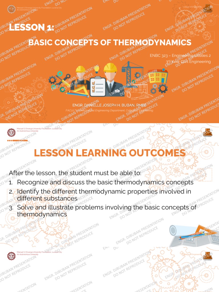 Thermodynamics Basics for Engineers | PDF | Pressure | Heat