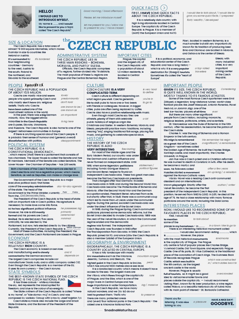 Czech Republic | PDF | Czech Republic | Czechoslovakia