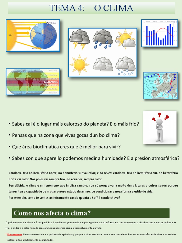 TEMA 4 Climas | PDF