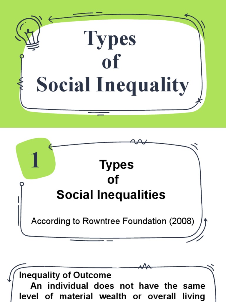 11 - Ucsp Q2 - Modue 11 - Types of Inequality | PDF | Economic Inequality | Discrimination ...