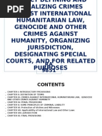 Ra 9851 | PDF | Crimes Against Humanity | War Crime