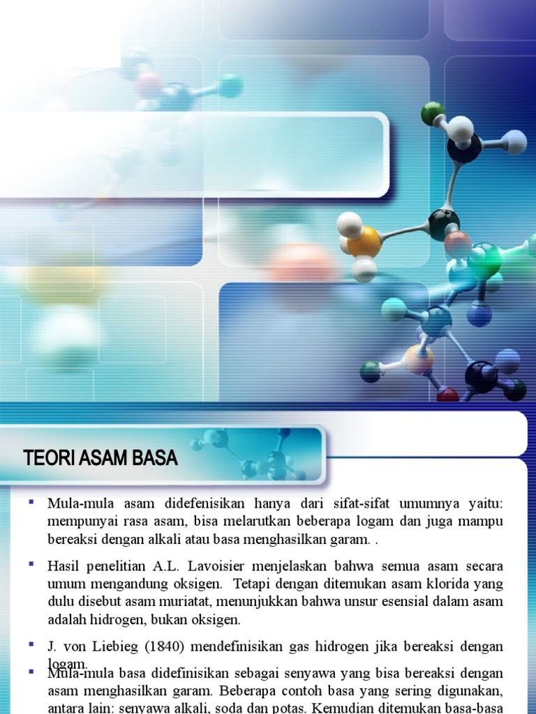 Teori Asam Basa | PDF