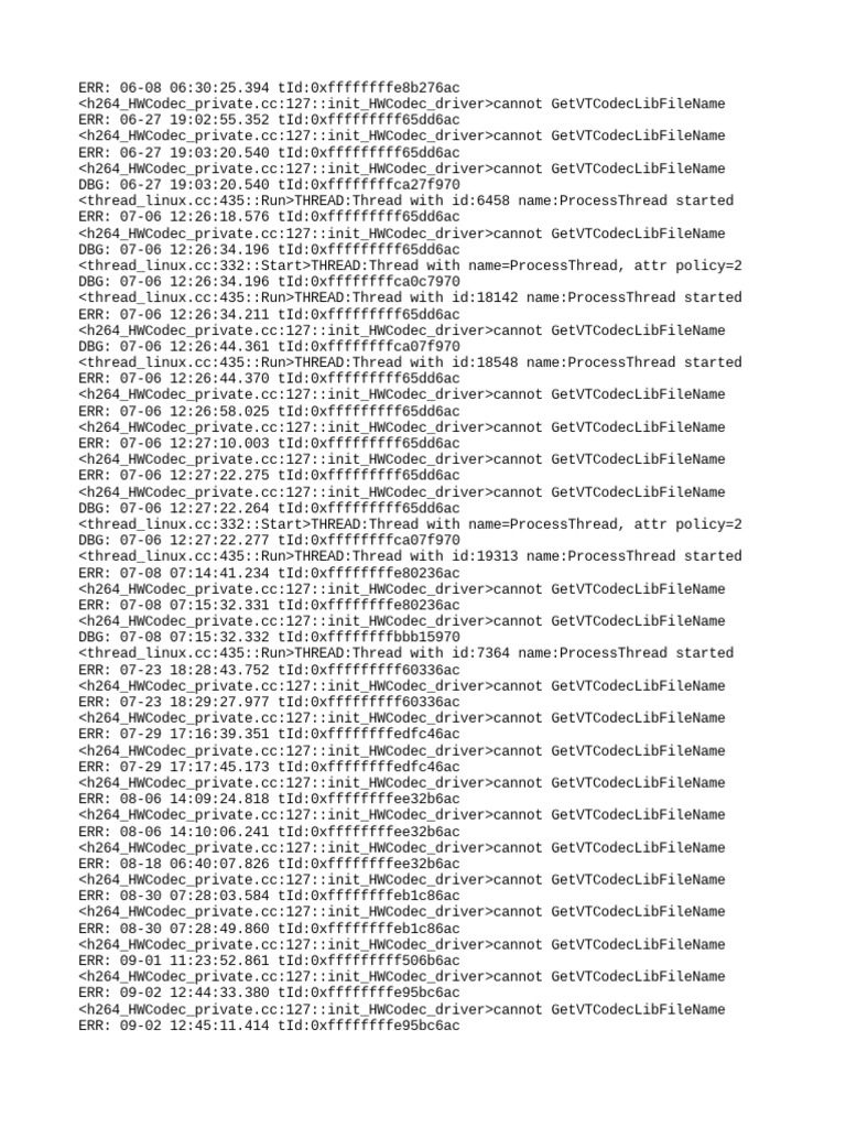 Hme V Log Trace | PDF