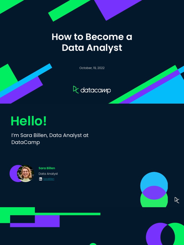 How To Become A Data Analyst | PDF