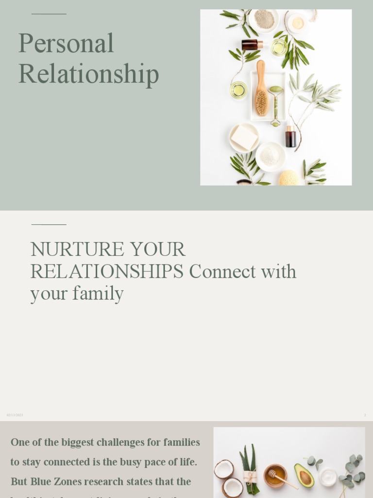 Personal Relationship (Nurture Your Relationship) | PDF | Compassion | Gratitude