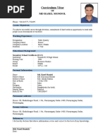 Marriage Biodata - Word Format | PDF