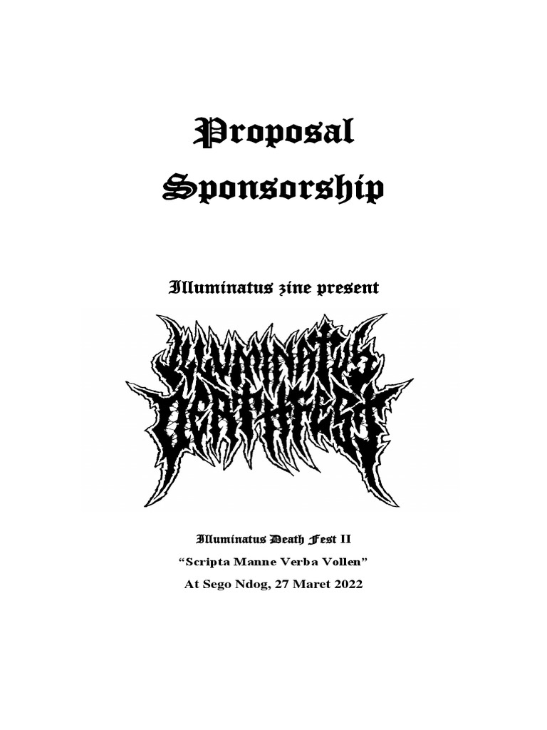 Illuminatus Death Fest II di Sego Ndog | PDF