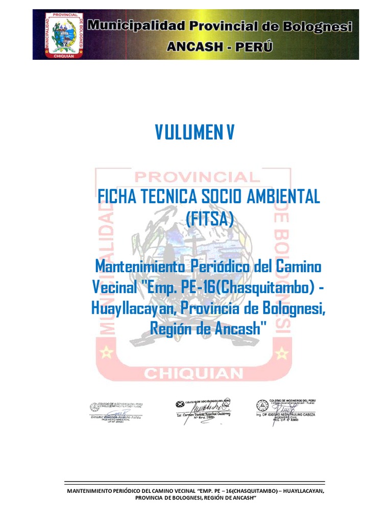 5.-Volumen V - Fitsa | PDF | Agua | Suelo