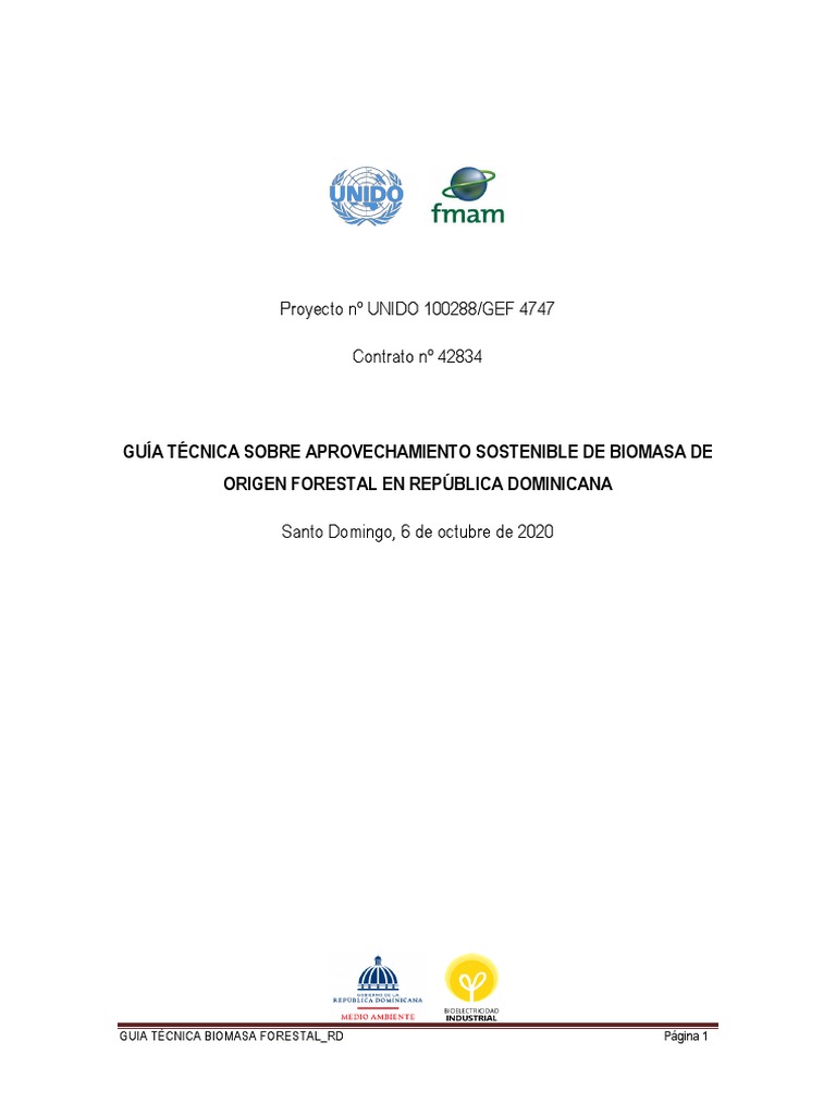 Guía Técnica Biomasa Forestal | PDF | Biomasa | Los bosques