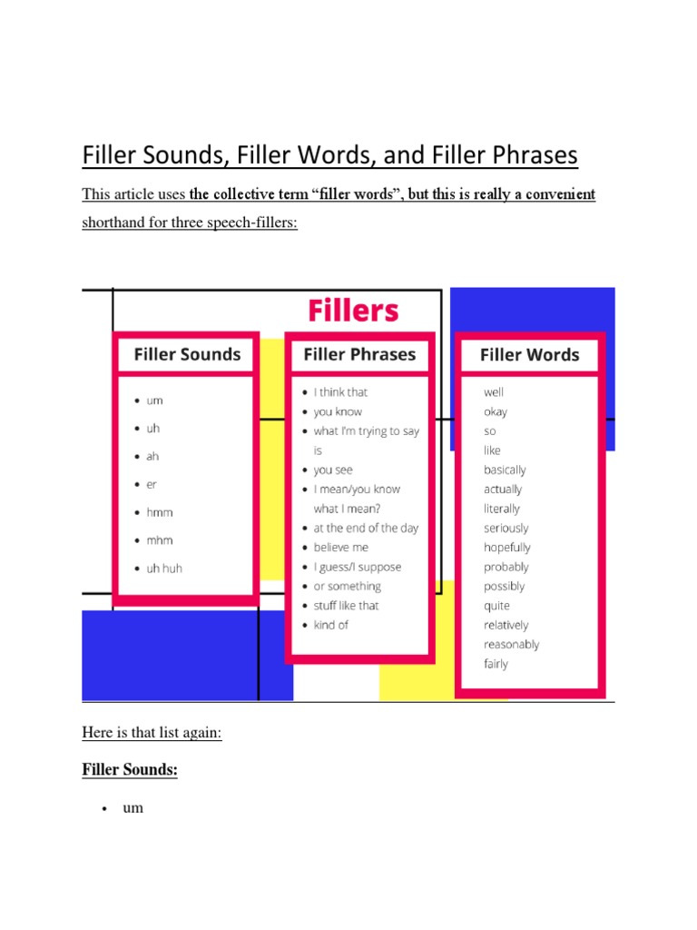 Conversational Fillers | PDF | Cognitive Science | Linguistics