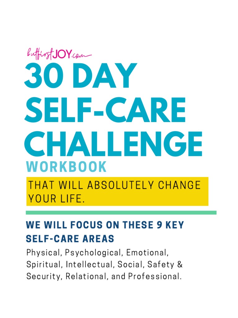 30 Day Self Care Challenge Free Workbook Printable 1 | PDF | Gratitude ...