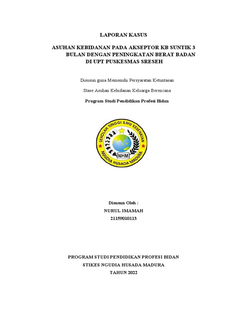 Askeb KB Suntik 3 Bulan | PDF