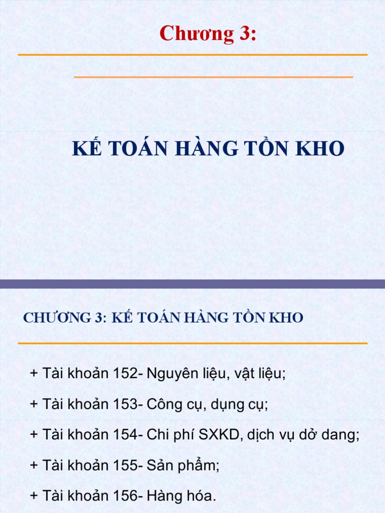 Chương 3 - Kế Toán TK Loại 1 - NVL&CCDC | PDF