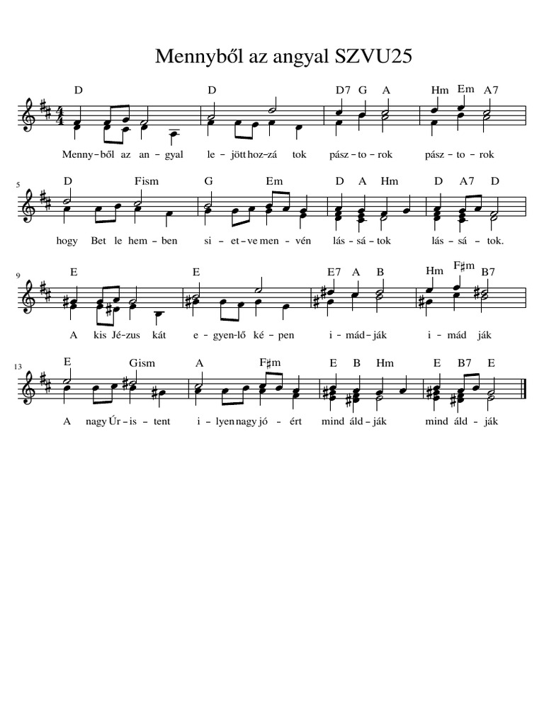 Mennyböl Az Angyal SZVU25 | PDF