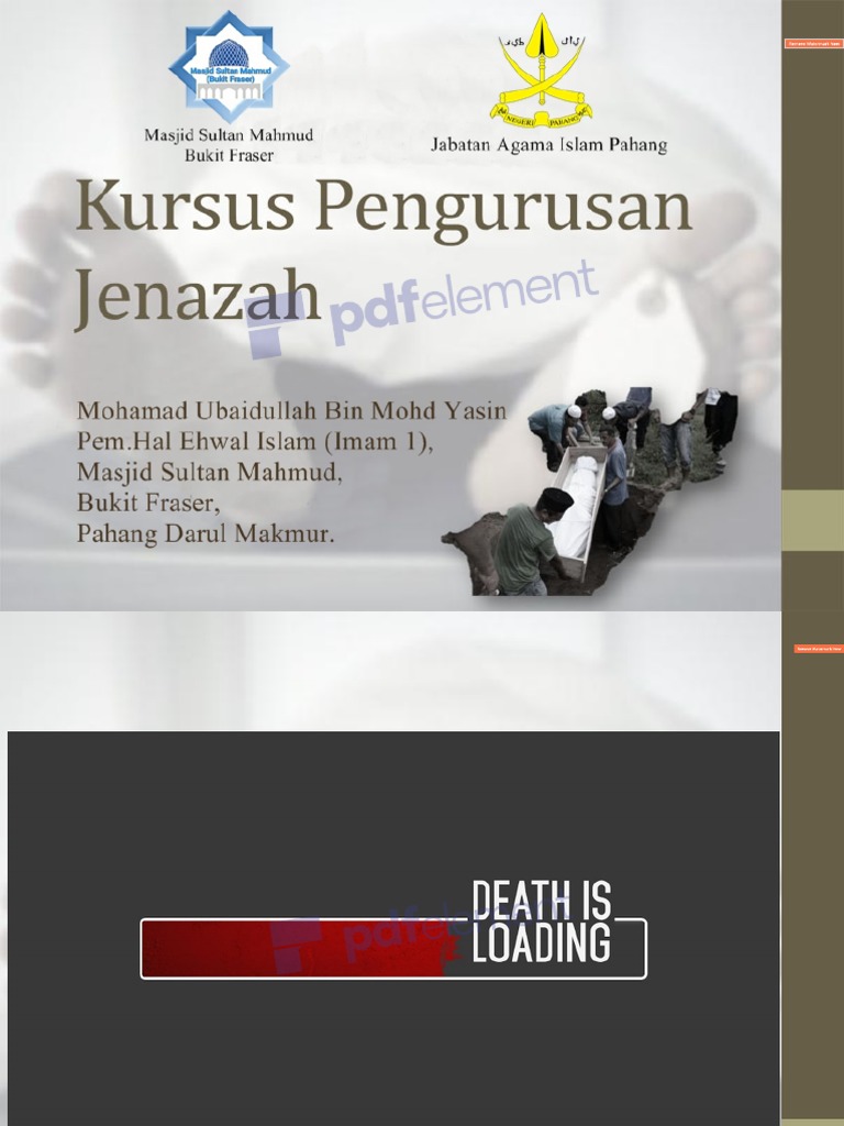 Kursus Pengurusan Jenazah-2 | PDF