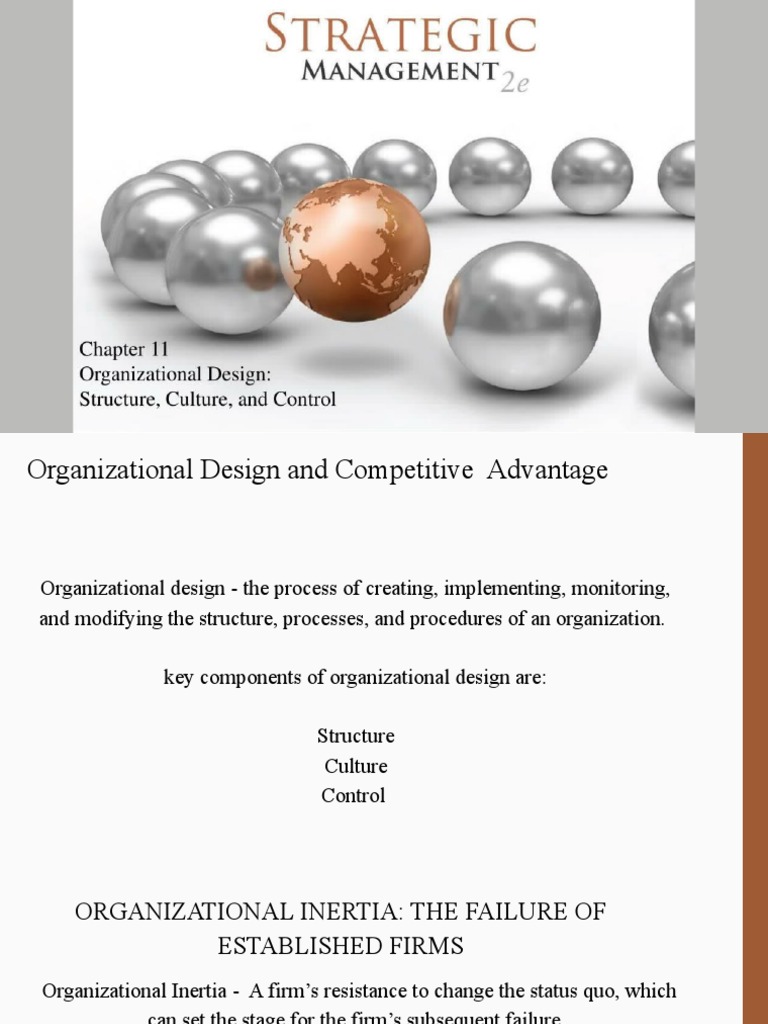 GROUP 2 Organizational Design Structure, Culture, and Control | PDF ...