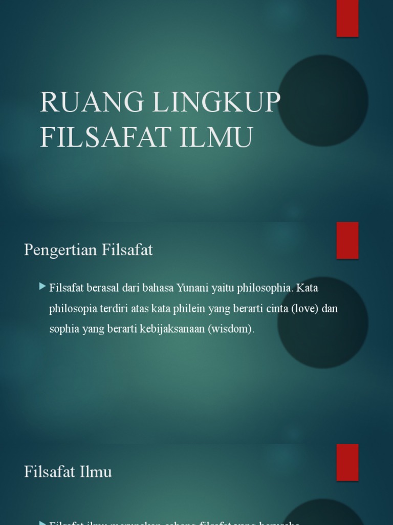 2 PPT Filsafat Ilmu | PDF | Filsafat