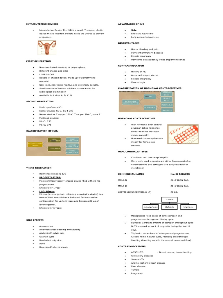 IUD and Hormonal Contraceptives Guide | PDF | Birth Control | Health ...