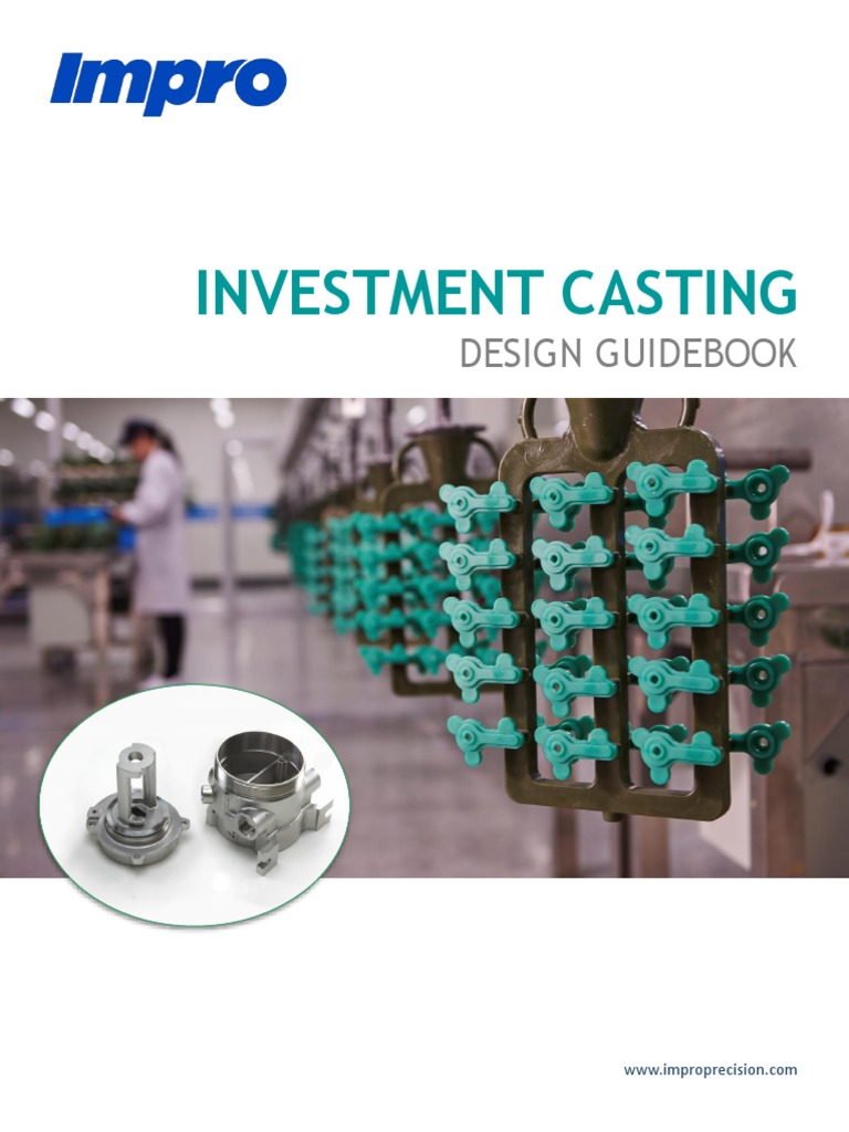 Investment Casting: Design Guidebook | PDF | Casting (Metalworking ...