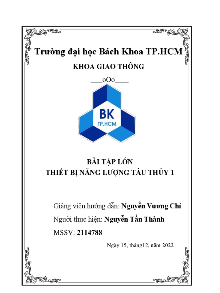 Báo Cáo BTL TBNL1 (File N P) | PDF