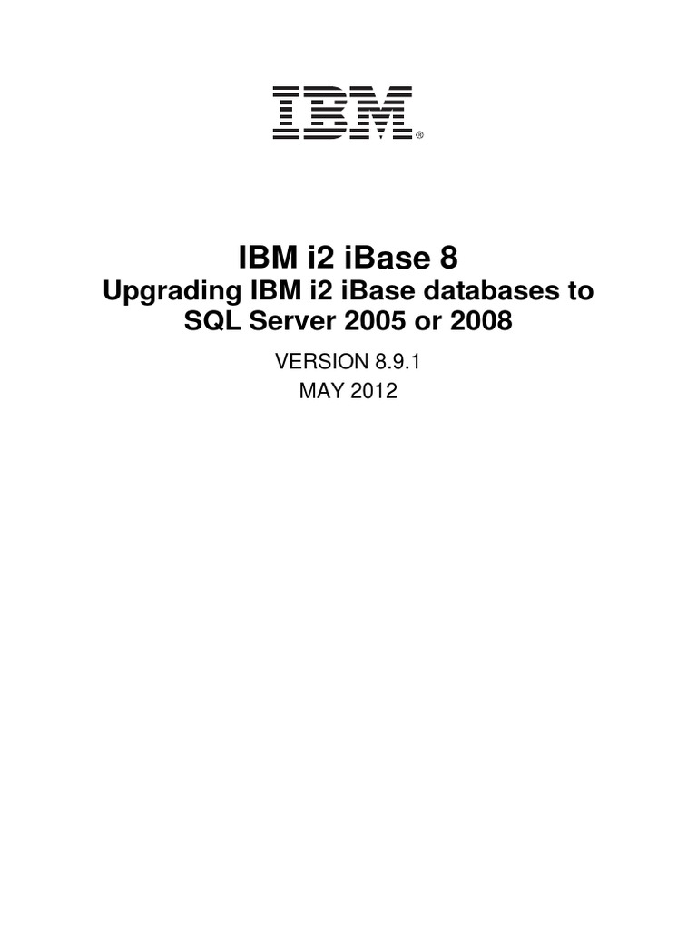 Libro Blanco para Actualización de Bases de Datos de IBM Ibase A SQL ...
