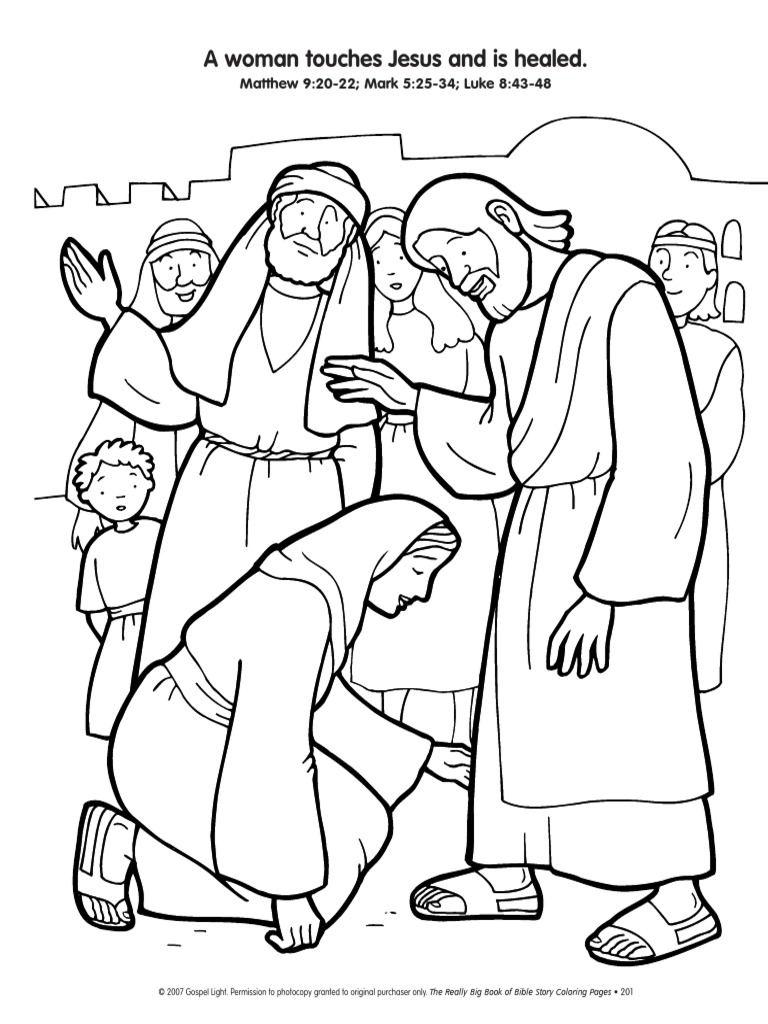 96 A Woman Touches Jesus and Is Healed | PDF