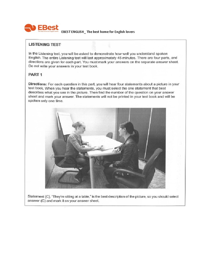 Toeic Listening and Reading Test 3 | PDF