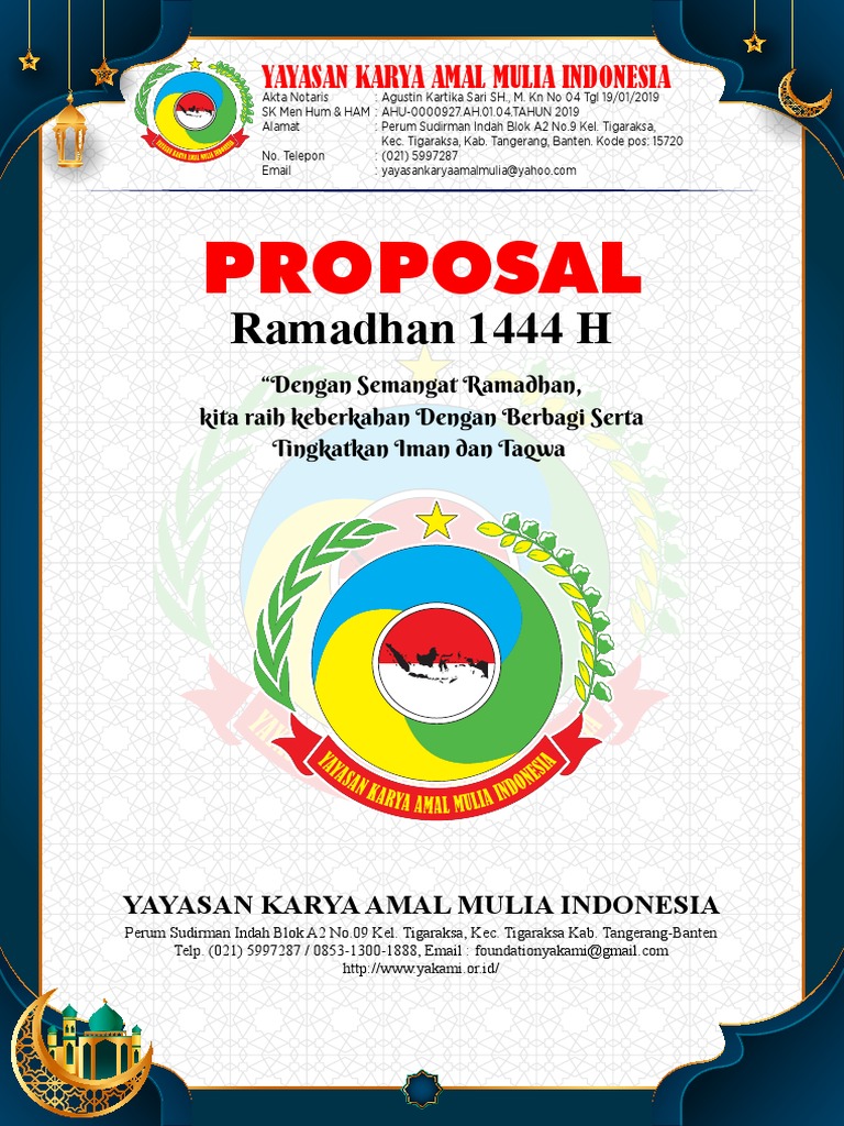 Proposal Ramadhan YAKAMI 2023 | PDF | Gaya Hidup