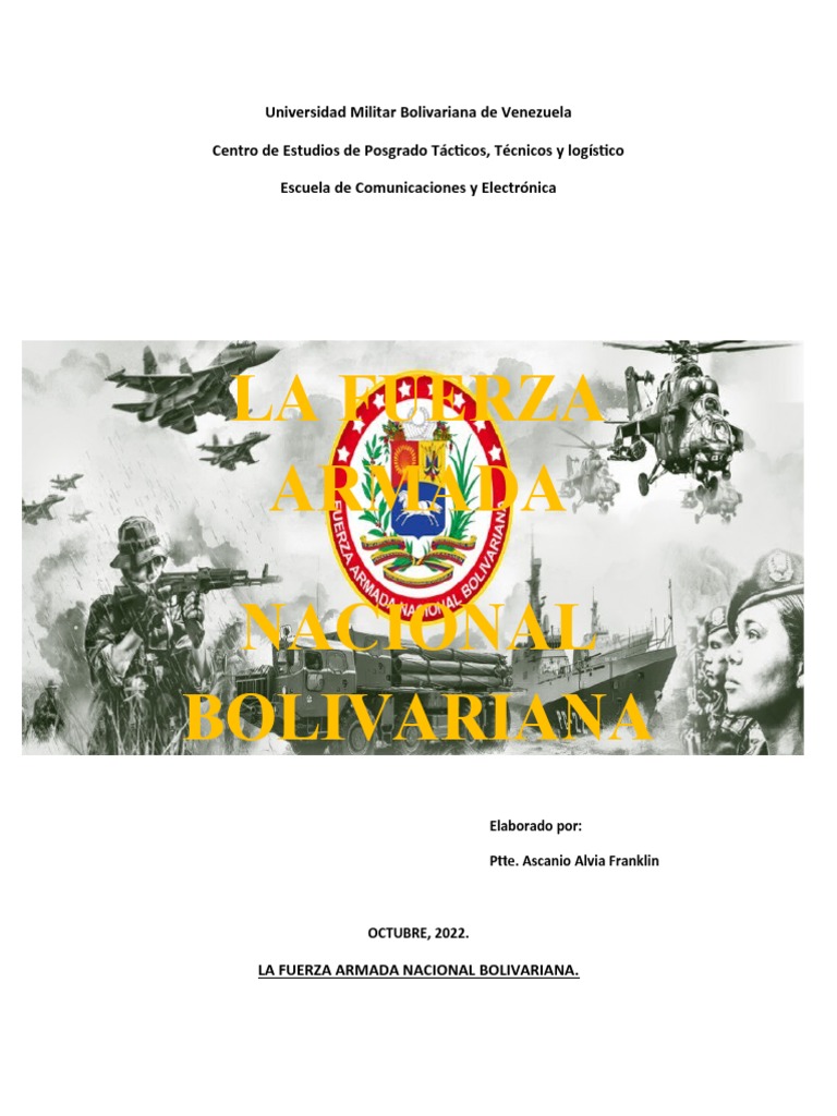 Trabajo La Fanb | PDF | Gobierno | Venezuela