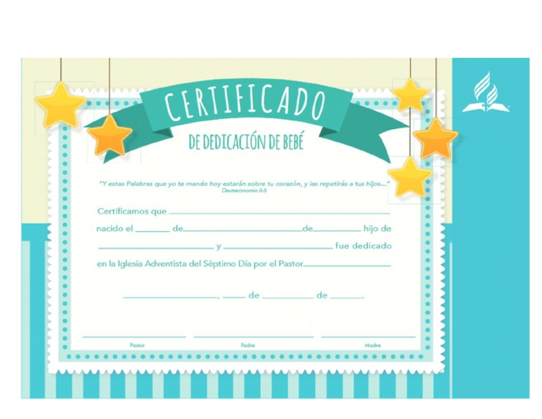 Certificado de Los Niños | PDF