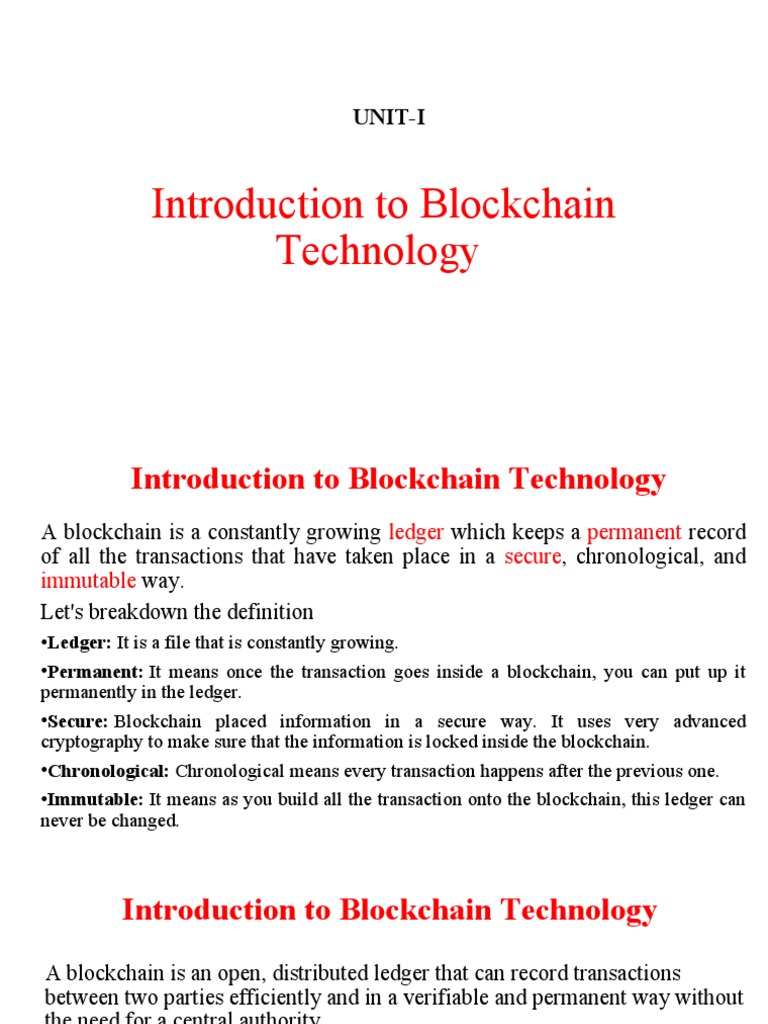Introduction To BCT UNIT 1 | PDF | Computer Network | Distributed Computing