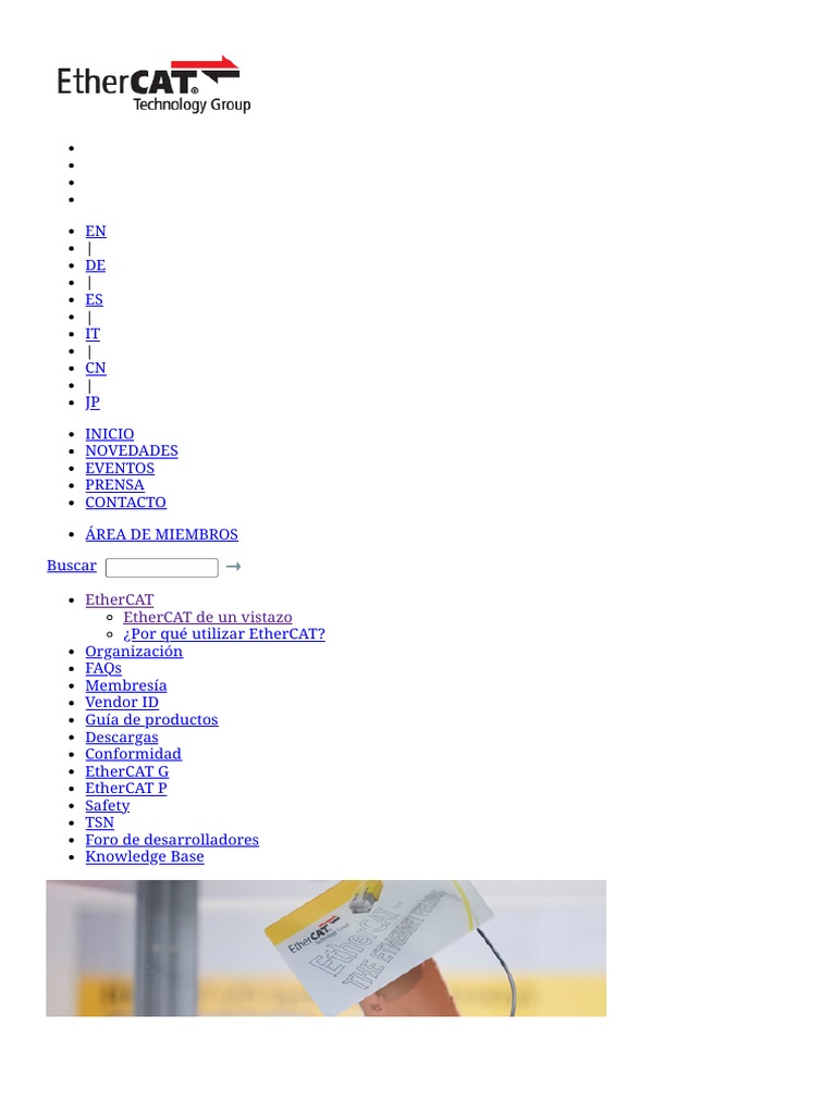 EtherCAT Technology Group - EtherCAT | PDF | Red de computadoras | Protocolos de internet