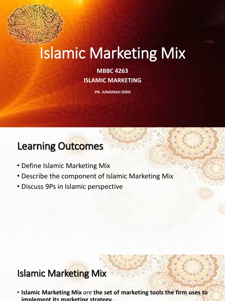 Islamic Marketing Mix | Download Free PDF | Marketing | Prices
