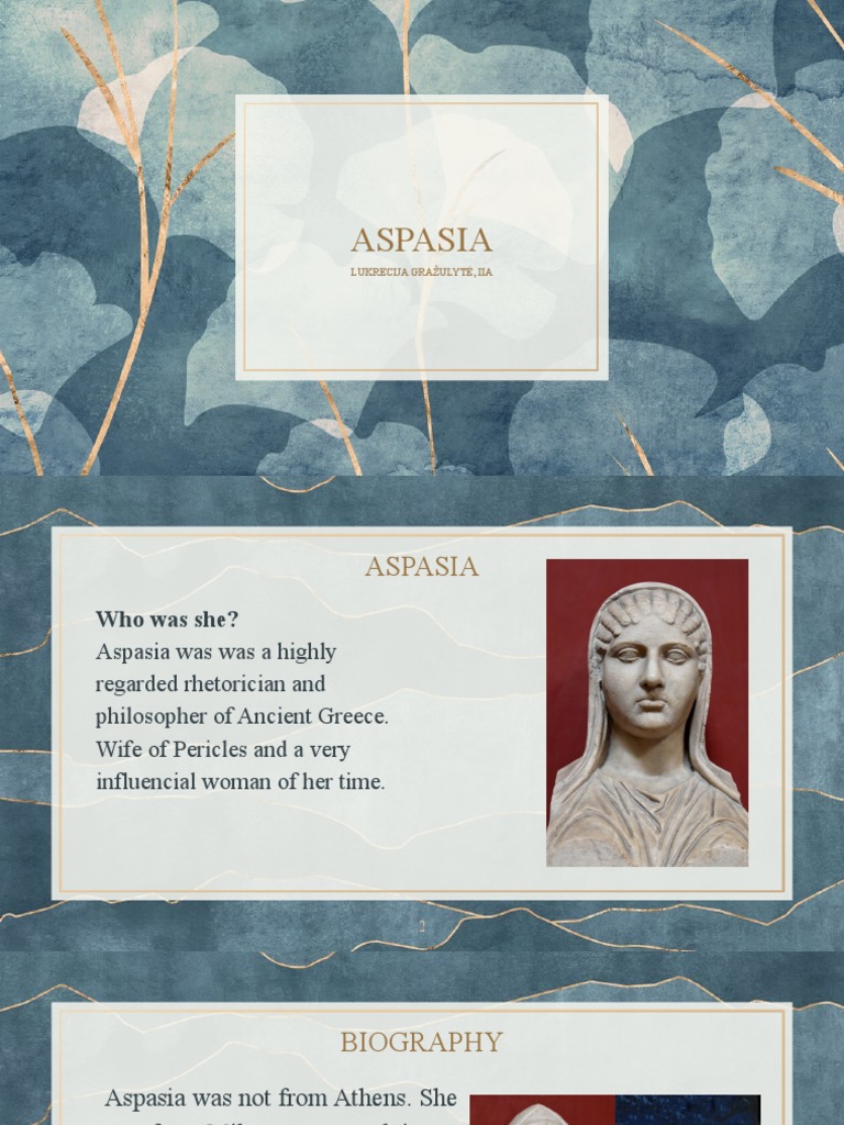 Aspasia: Influential Greek Philosopher | PDF | Social Science