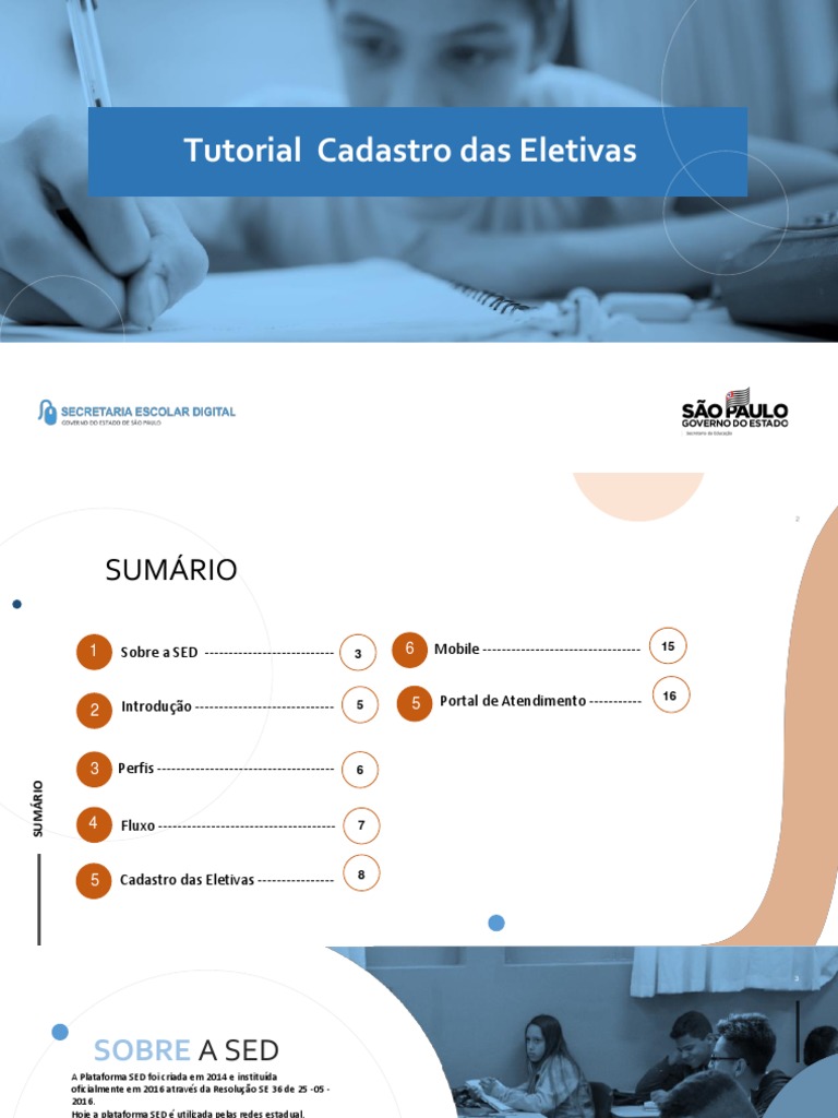 Cadastro de Eletivas na SED: Guia Completo | PDF | Android (sistema operacional) | Sistema ...